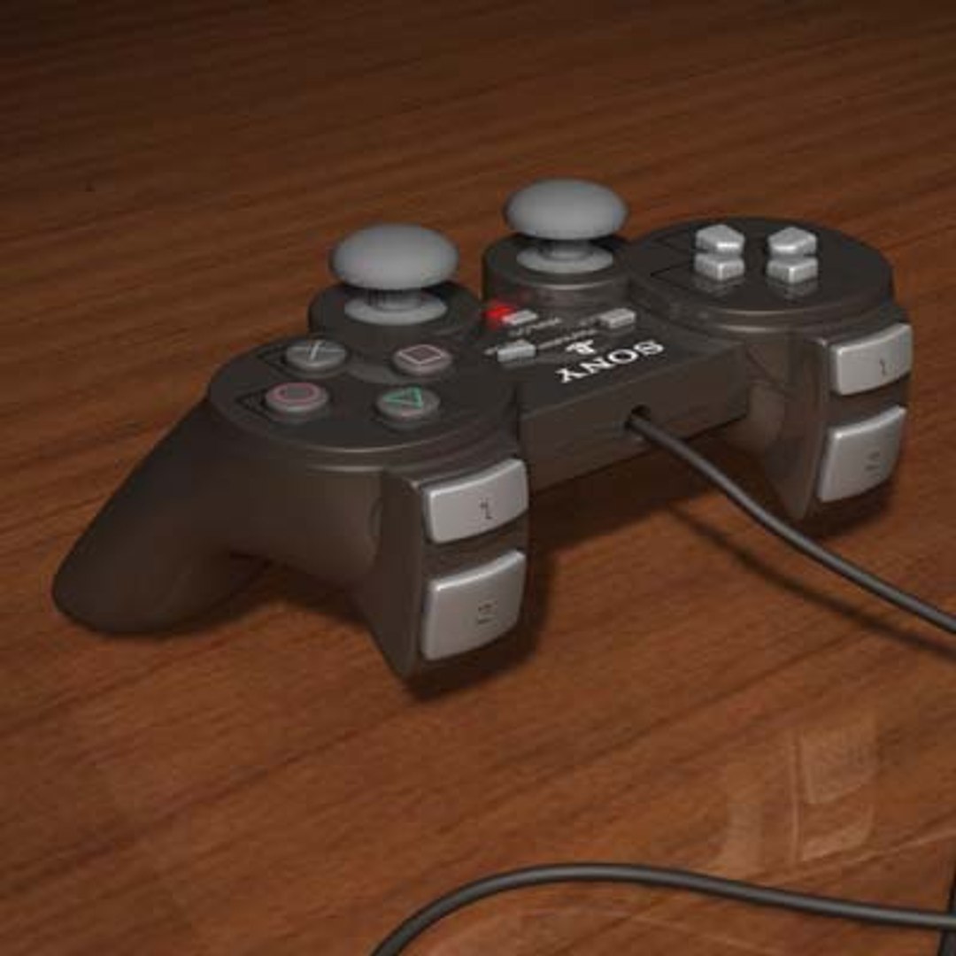 3d model playstation controller