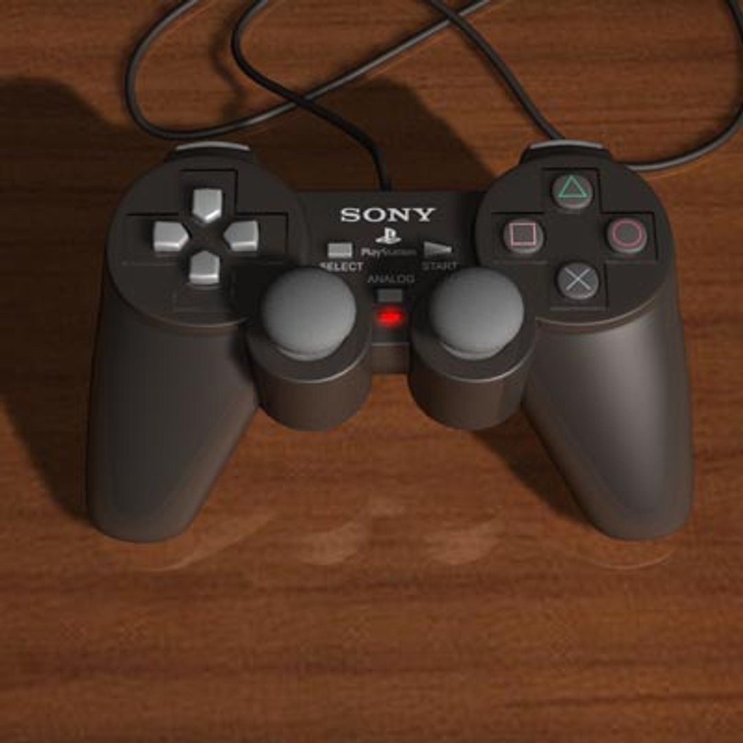 3d model playstation controller