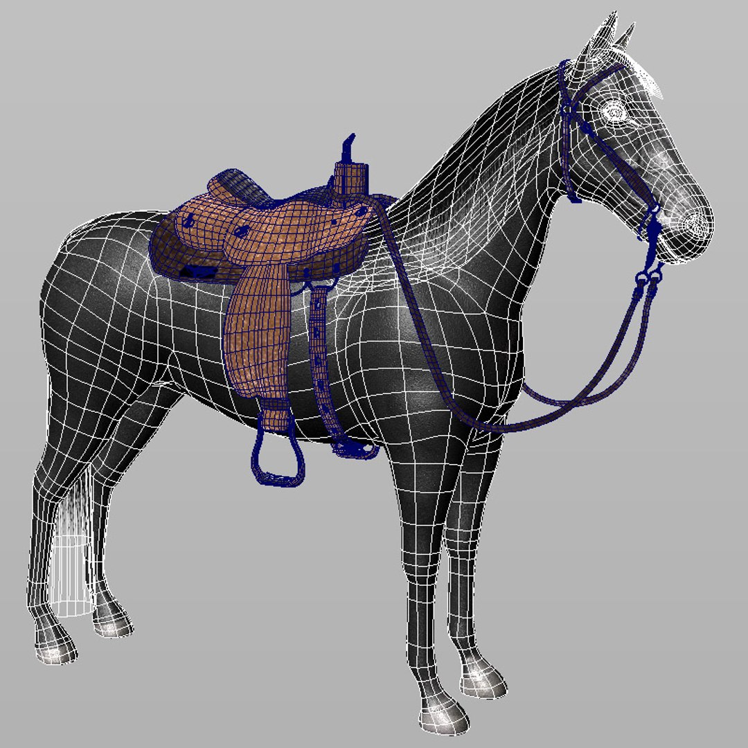 Horse Saddle 3d Model