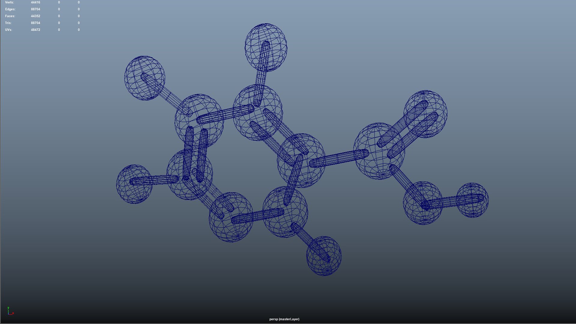 Vitamin B3 Molecular Structure 3D Model - TurboSquid 2192948
