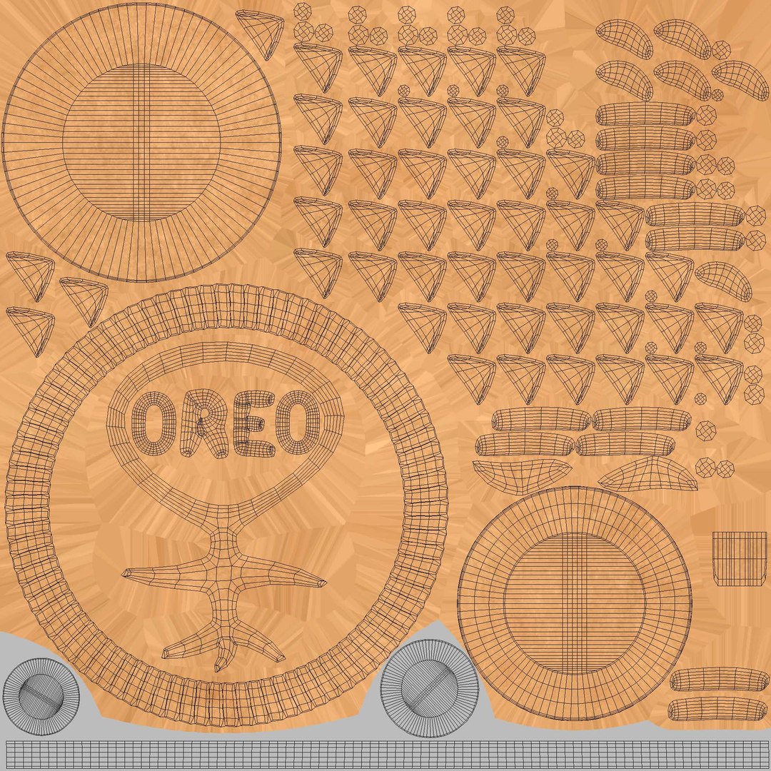 3D Model Oreo Biscuit - TurboSquid 1355084
