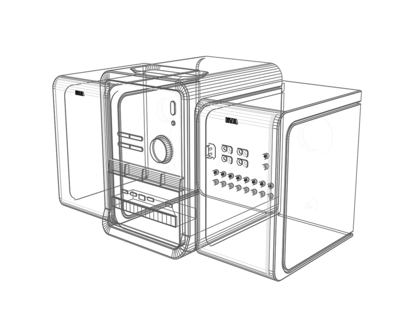Stereo Cd Player 3d Model
