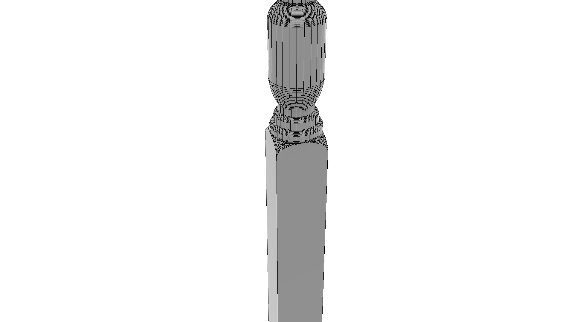3D Staircase Spindle Model - TurboSquid 2025549