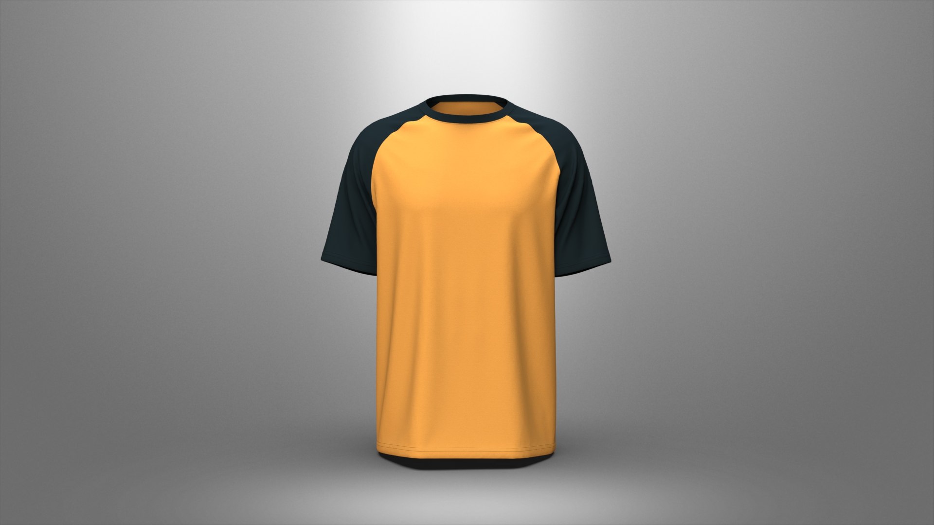 3D Raglan Sleeve Round Neck Tee Design - TurboSquid 2011486