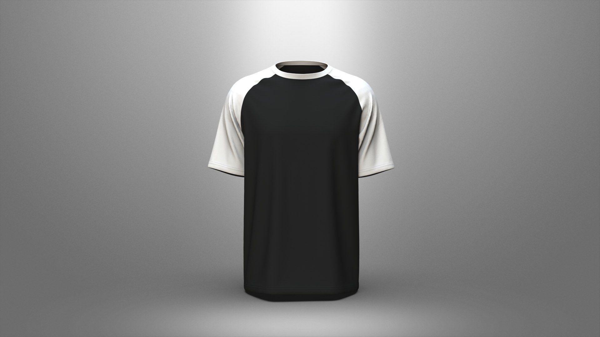 3D Raglan Sleeve Round Neck Tee Design - TurboSquid 2011486