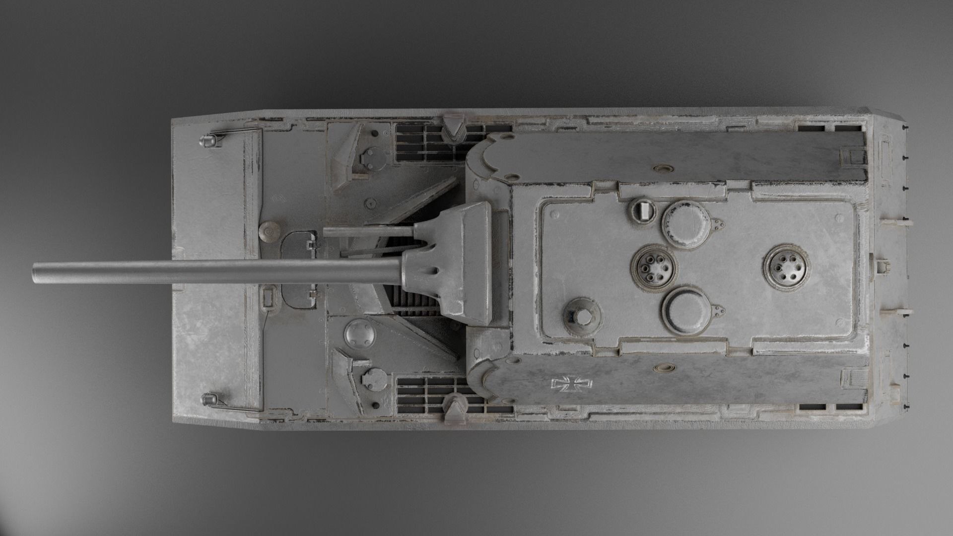 Low Poly Maus Panzer Tank - 3 Skins - Shell 3D - TurboSquid 1781344