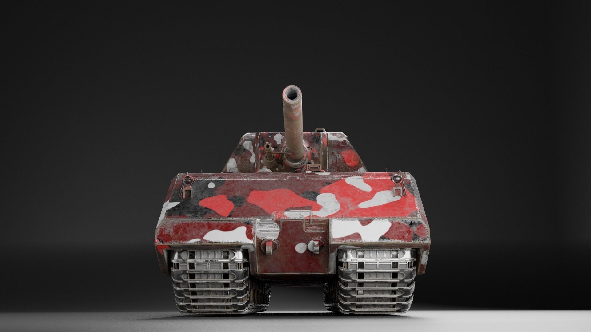 Low Poly Maus Panzer Tank - 3 Skins - Shell 3D - TurboSquid 1781344