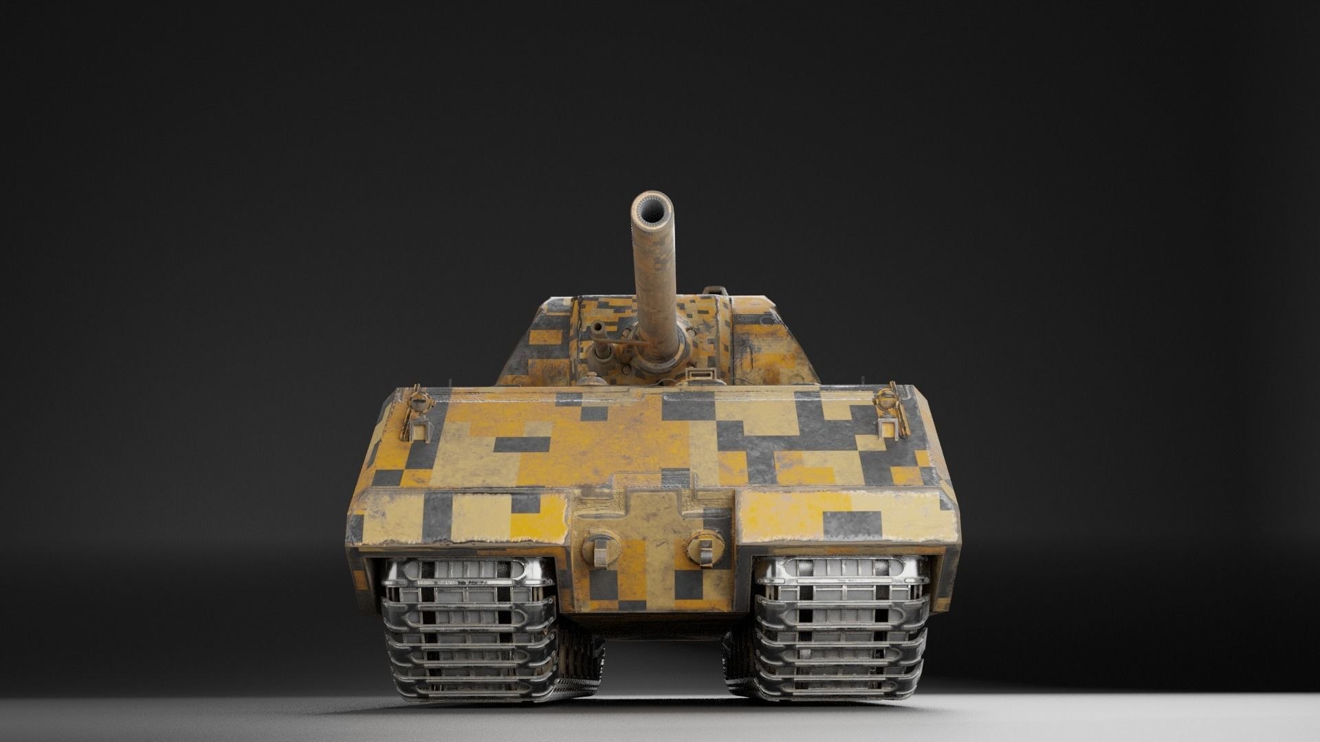 Low Poly Maus Panzer Tank - 3 Skins - Shell 3D - TurboSquid 1781344
