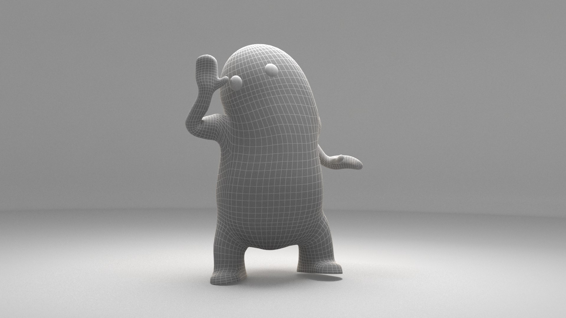 Cartoon Character Model - TurboSquid 1621111