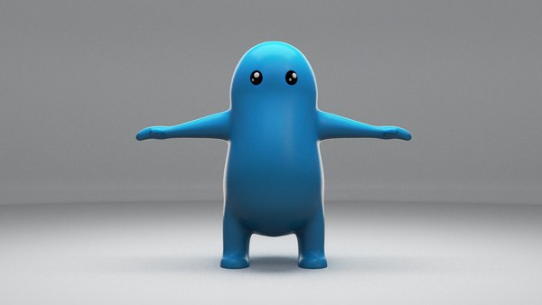 Cartoon character model - TurboSquid 1621111