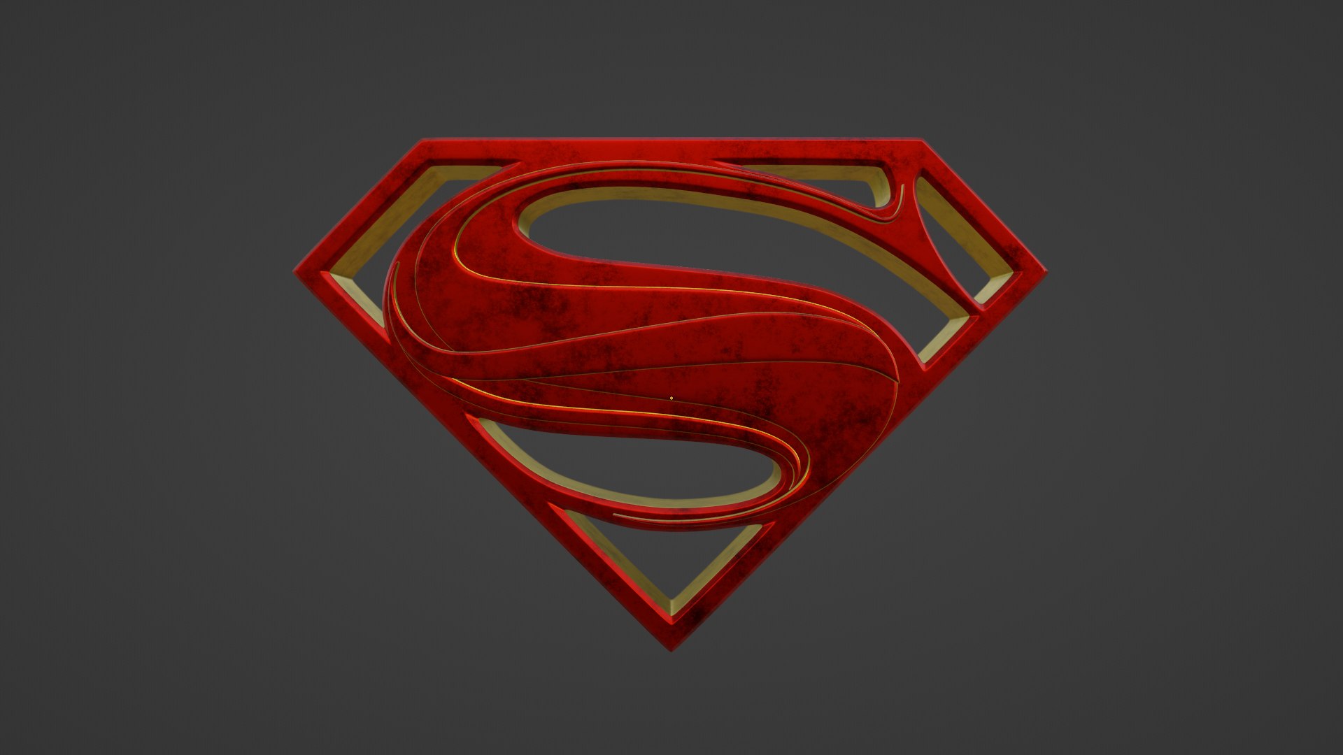 Superman Logo 3D Model - TurboSquid 2278395