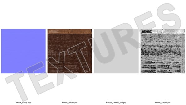 Besom broom 3D model - TurboSquid 1452783