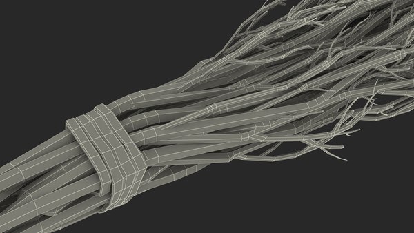 Besom broom 3D model - TurboSquid 1452783