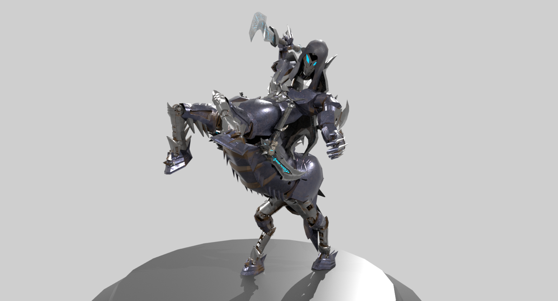Mechanical Centaur Character 3D Model - TurboSquid 1397592