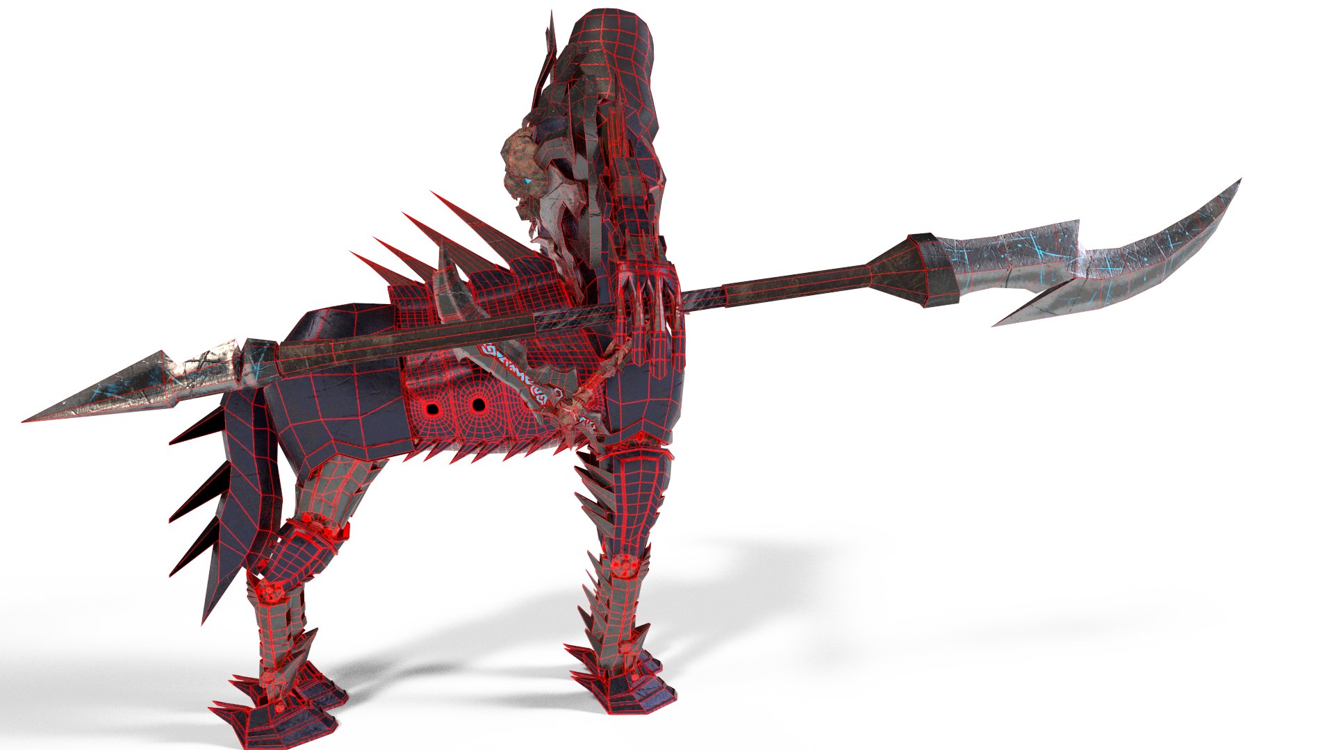 Mechanical Centaur Character 3D Model - TurboSquid 1397592