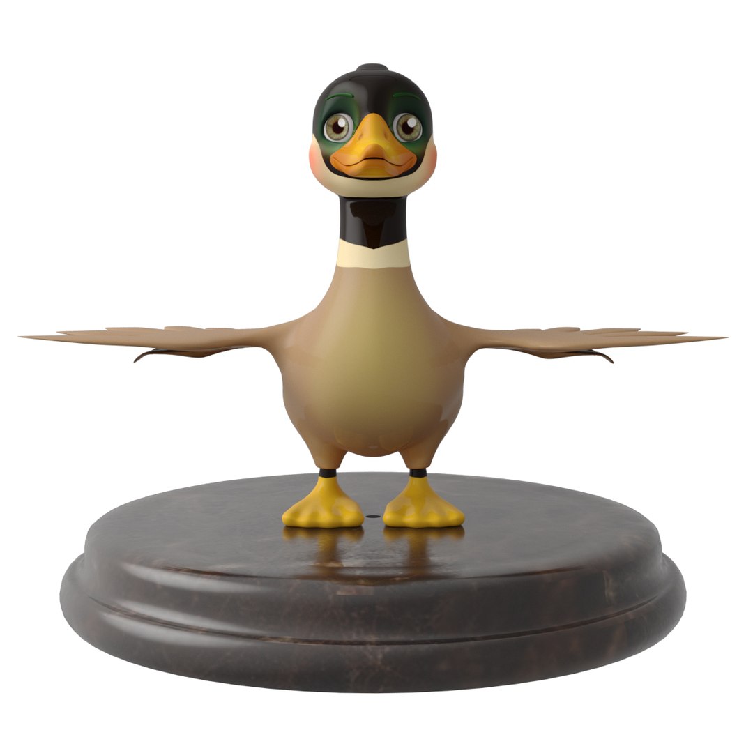 3D Model Wild Goose Rigged Character - TurboSquid 1435308