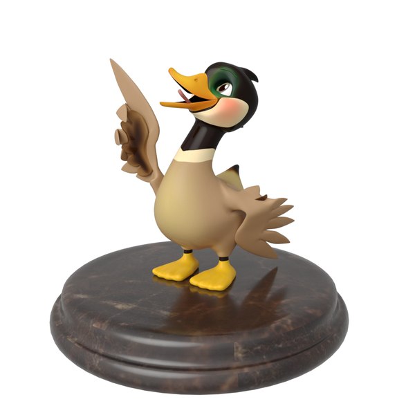 3D model wild goose rigged character - TurboSquid 1435308