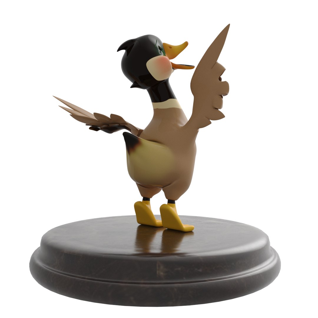 3D Model Wild Goose Rigged Character - TurboSquid 1435308