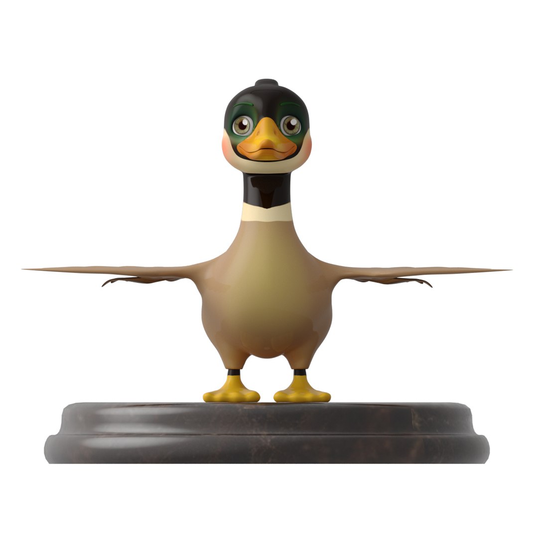 3D Model Wild Goose Rigged Character - TurboSquid 1435308