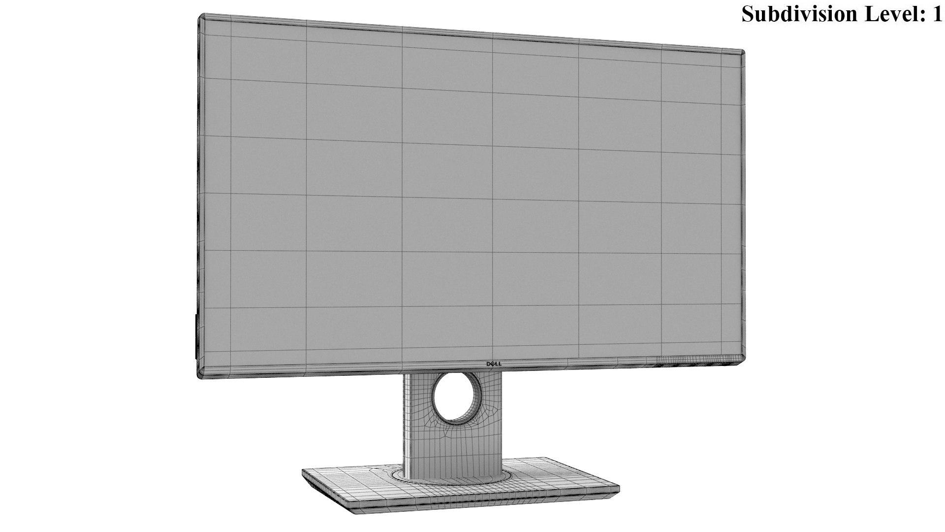 Detailed Computer Screen With keyboard And Mouse 3D - TurboSquid 2008054