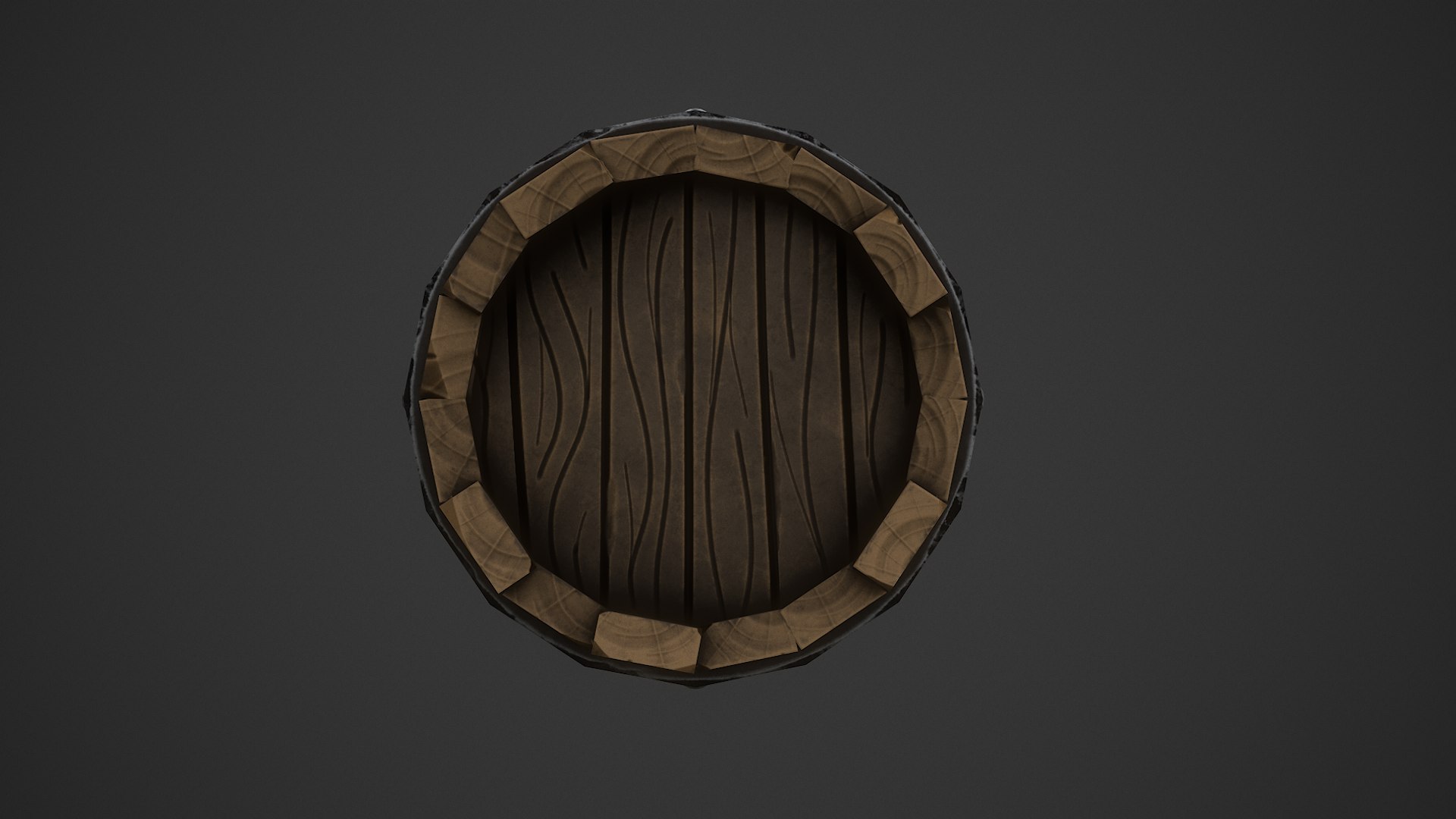Stylized Barrel Model - TurboSquid 1729394