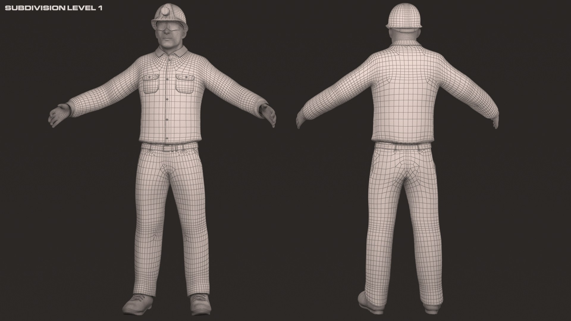 3D miner 2020 4k model - TurboSquid 1529711