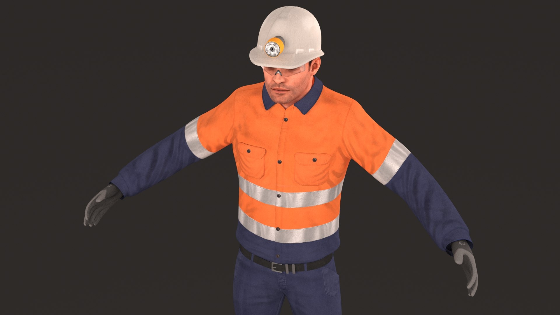 3D Miner 2020 4k Model - TurboSquid 1529711