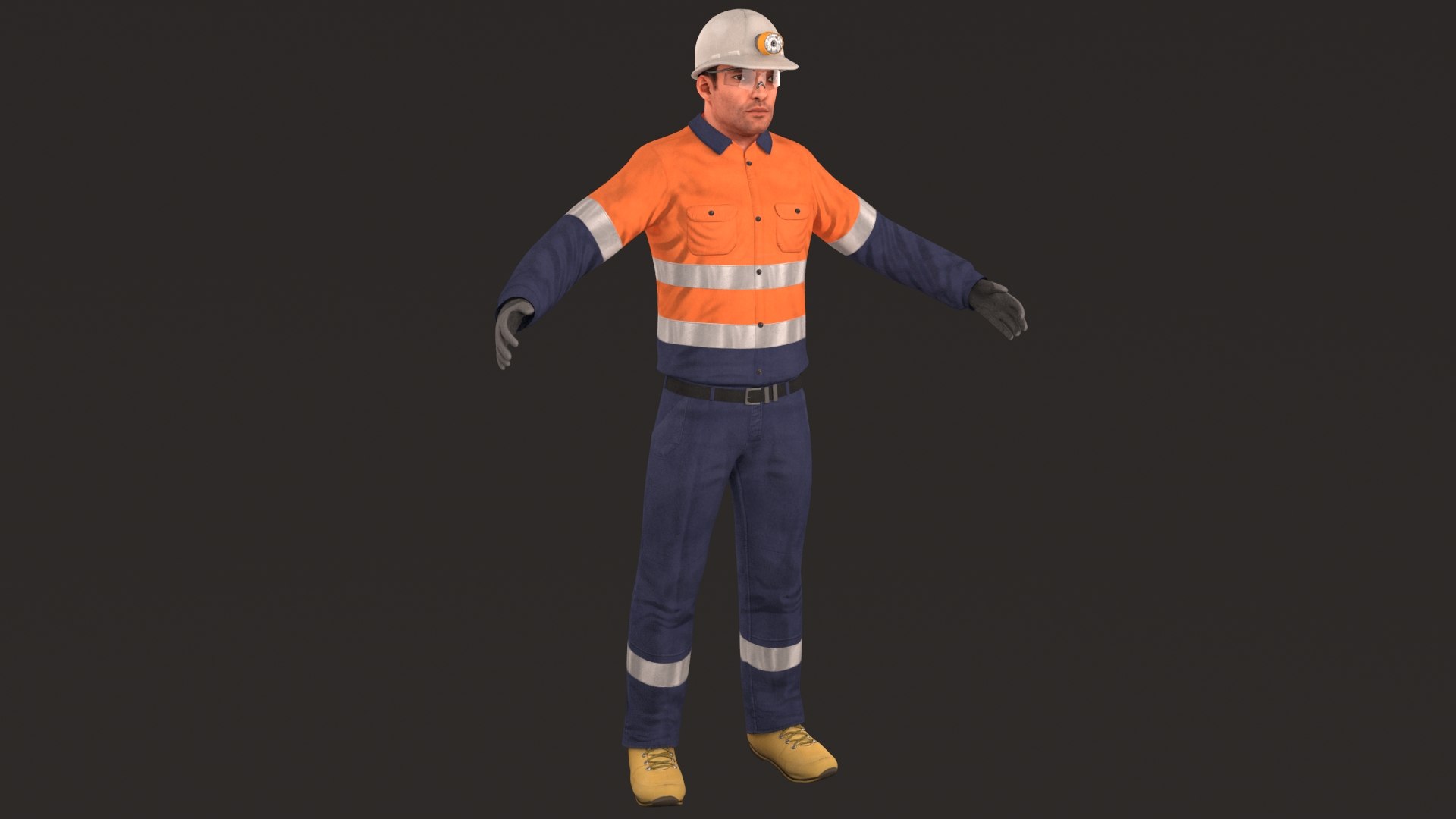 3D miner 2020 4k model - TurboSquid 1529711