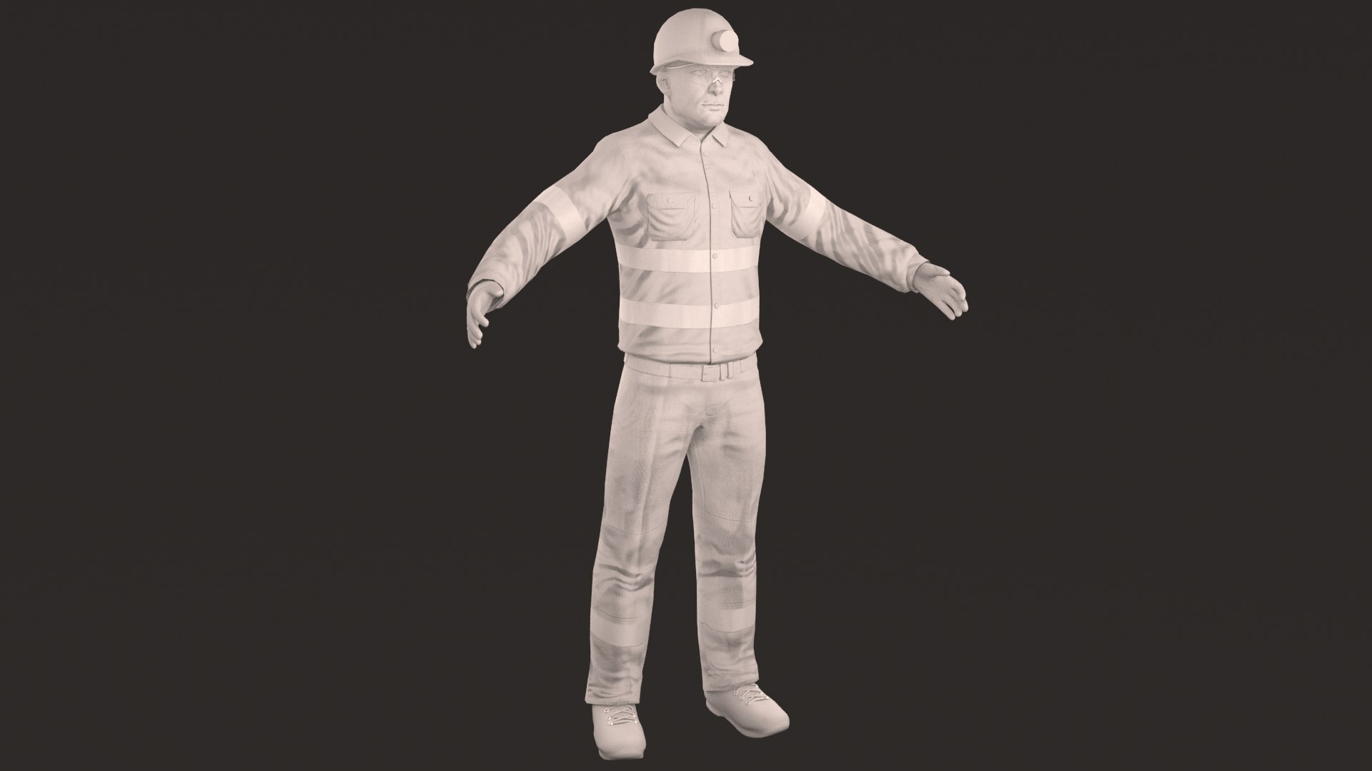 3D Miner 2020 4k Model - TurboSquid 1529711