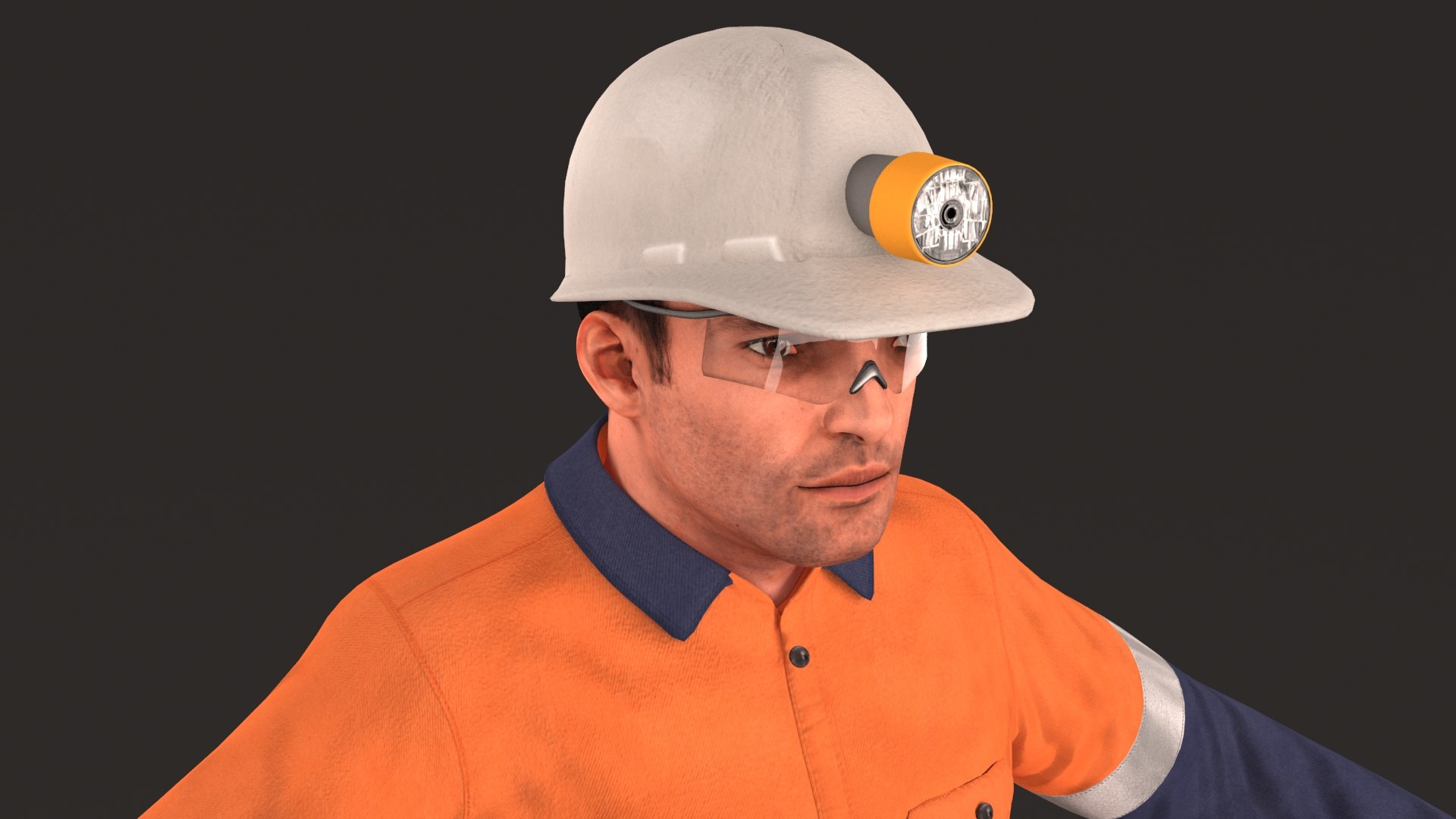3D Miner 2020 4k Model - TurboSquid 1529711