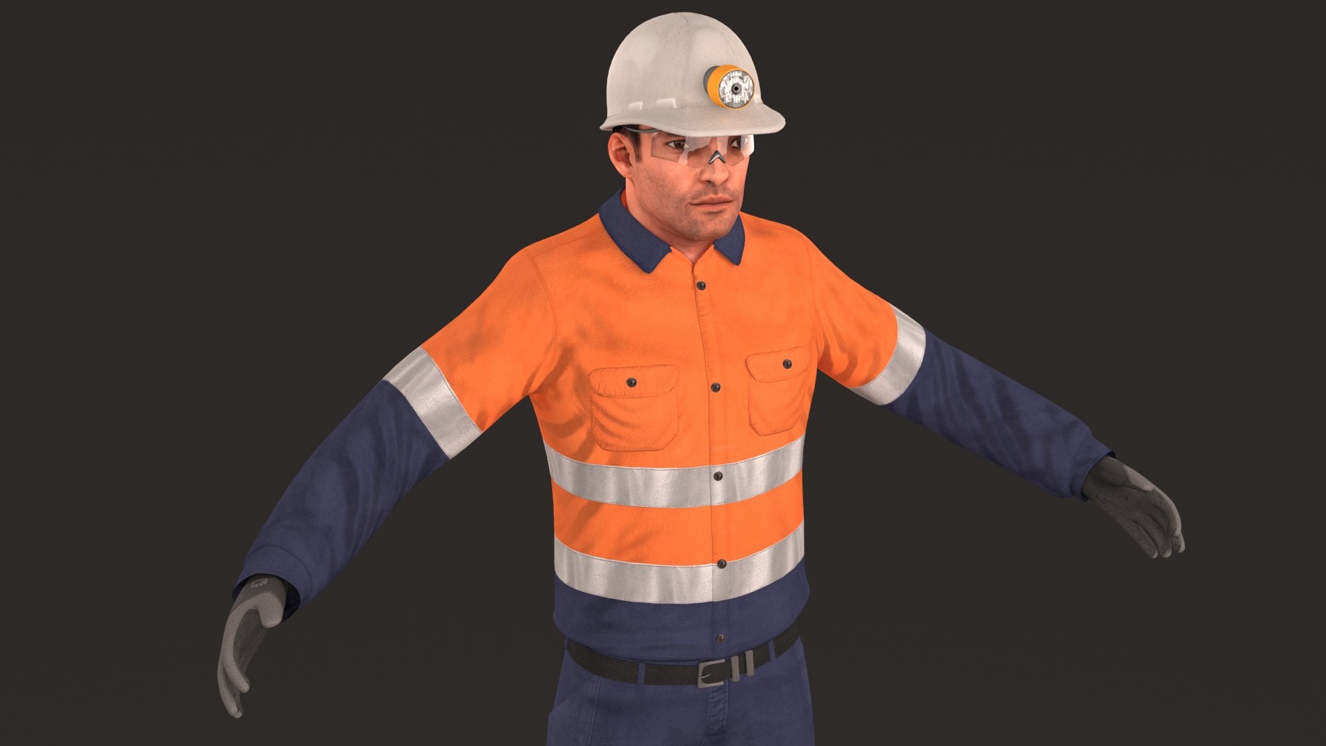 3D Miner 2020 4k Model - TurboSquid 1529711