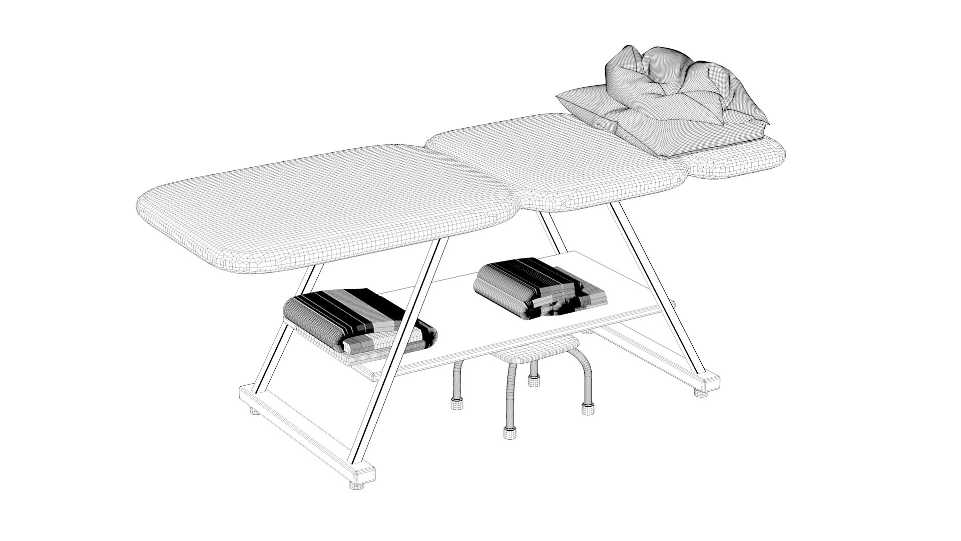 3D Massage Table Model - TurboSquid 2107024