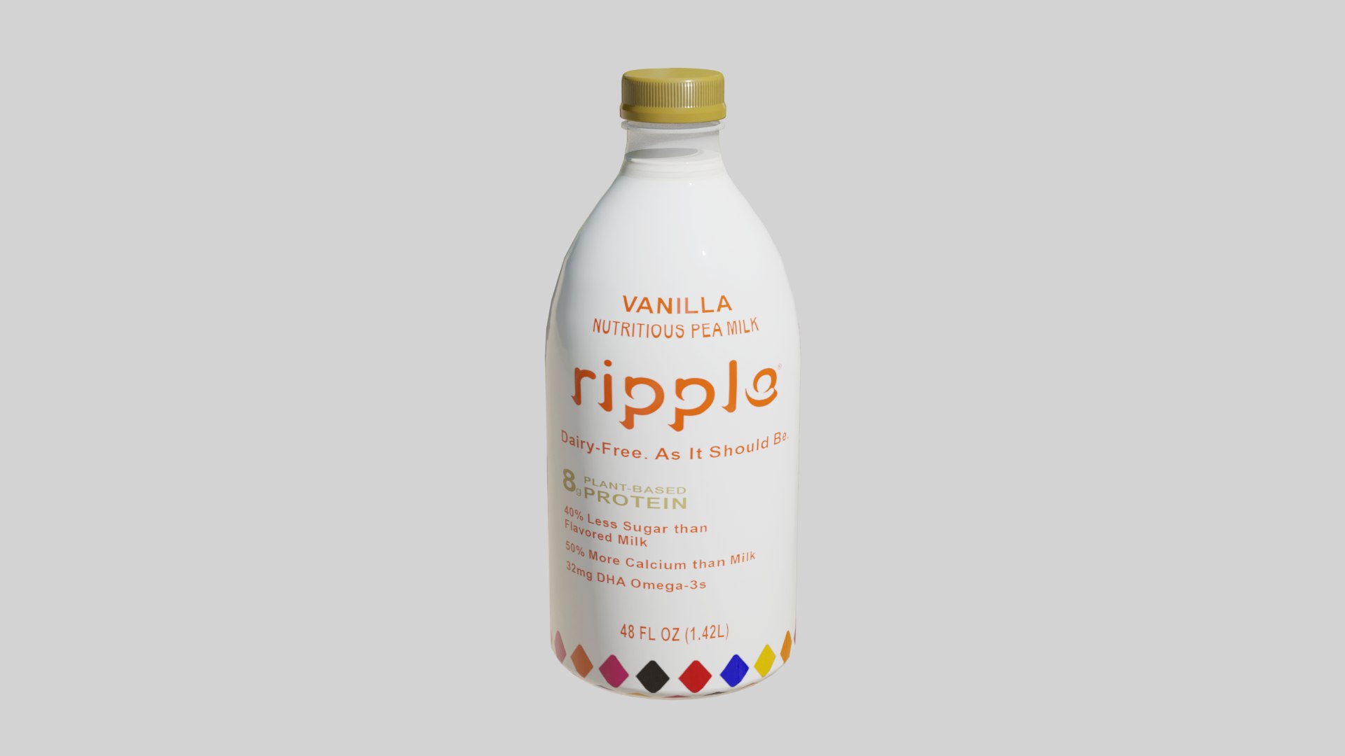 3D Ripple Milk Bottle Model - TurboSquid 2302819