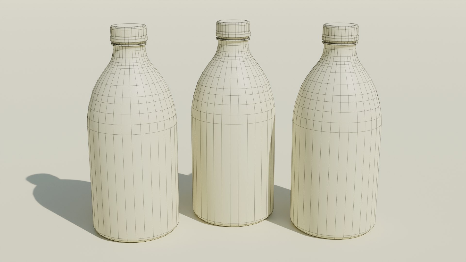 3D Ripple Milk Bottle Model - TurboSquid 2302819