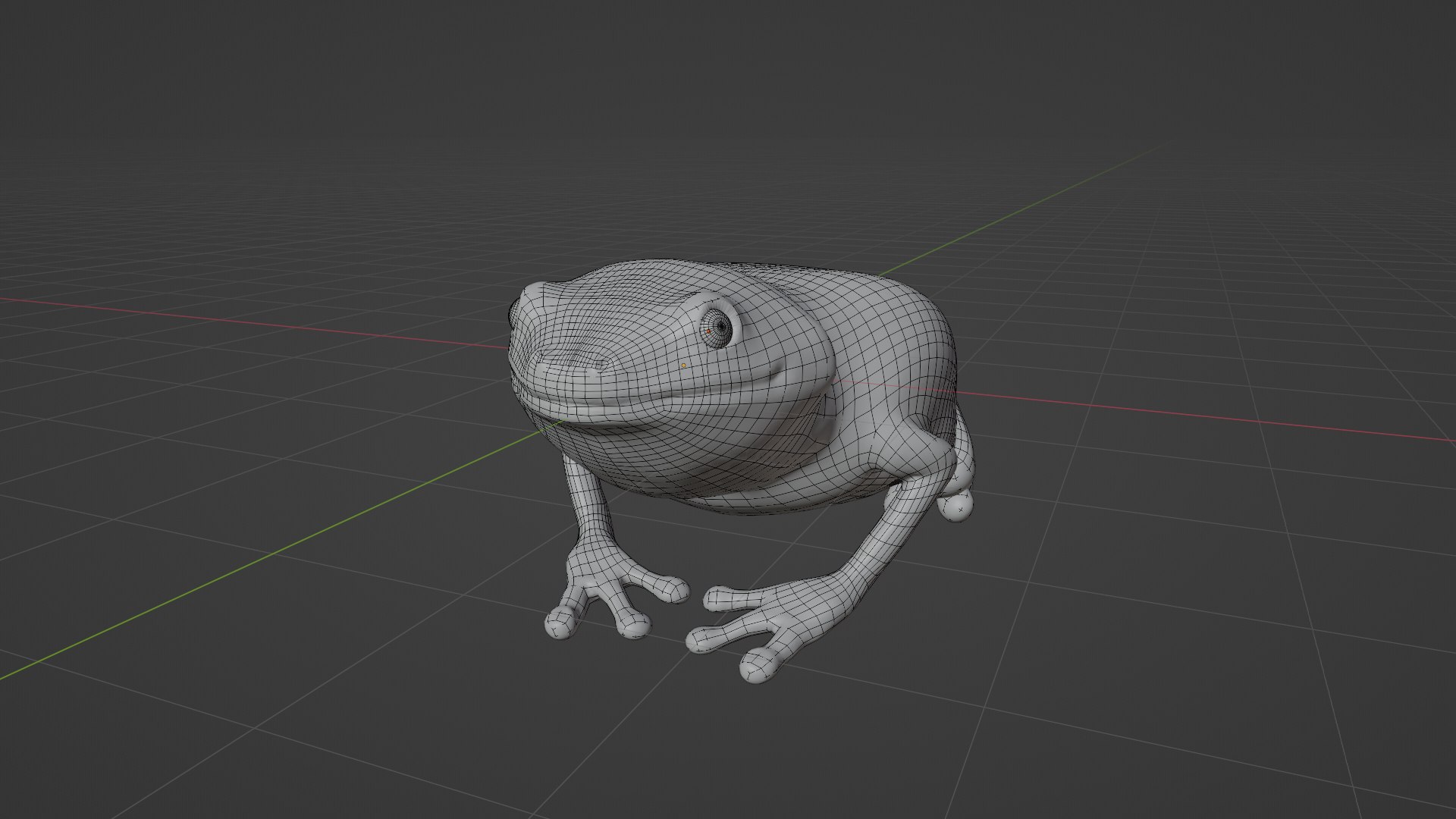 3D Simple Chubby Frog Model - TurboSquid 1965097