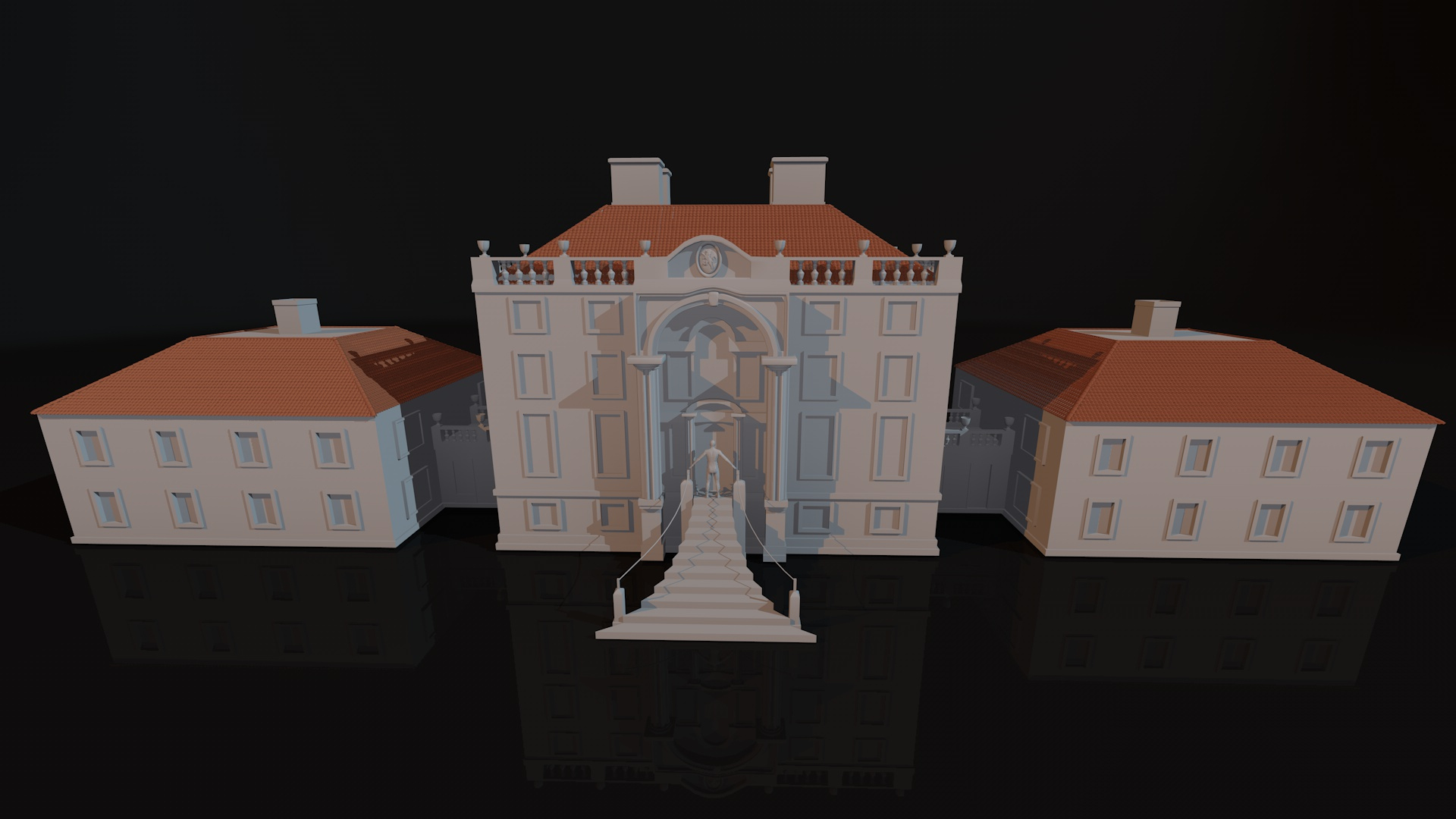 free mansion 3d model