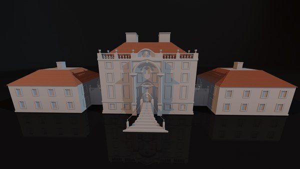 free mansion 3d model