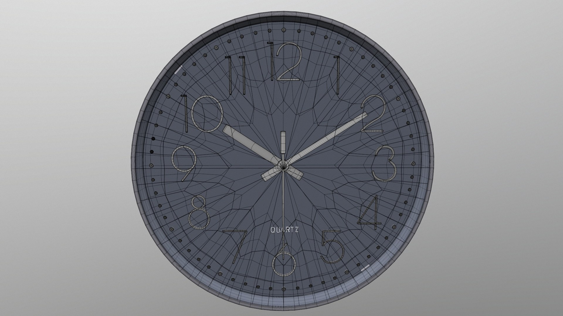 Analog Digital Wall Clock 3D Model - TurboSquid 1945821