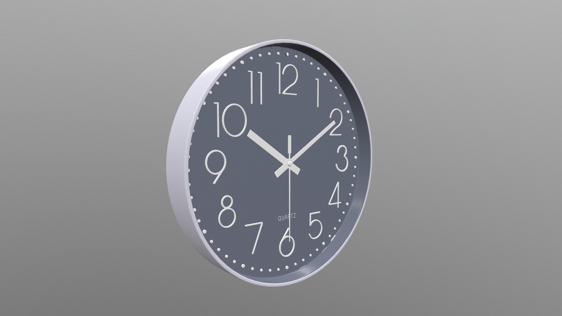 Analog Digital Wall Clock 3D Model - TurboSquid 1945821