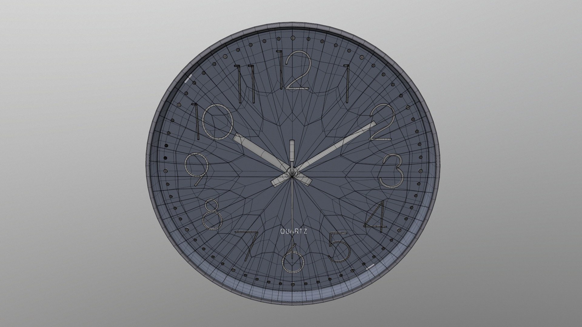 Analog Digital Wall Clock 3D Model - TurboSquid 1945821