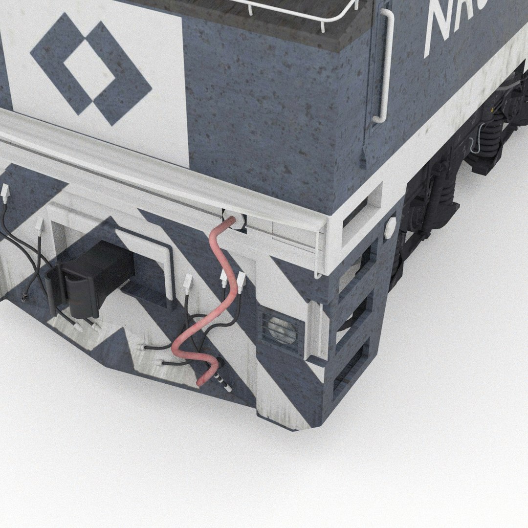 Australian Nr60 Locomotive Industrial 3d Model