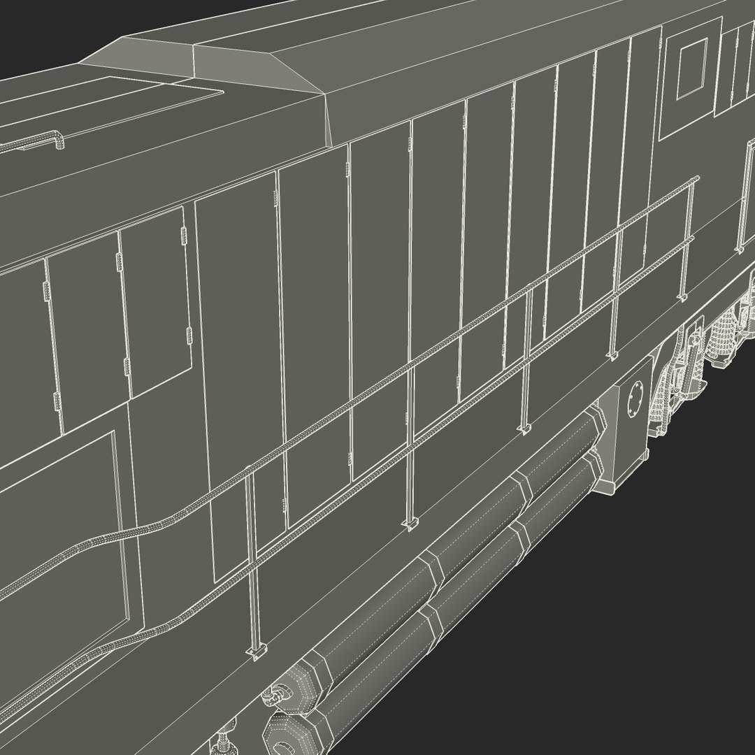 australian nr60 locomotive industrial 3d model
