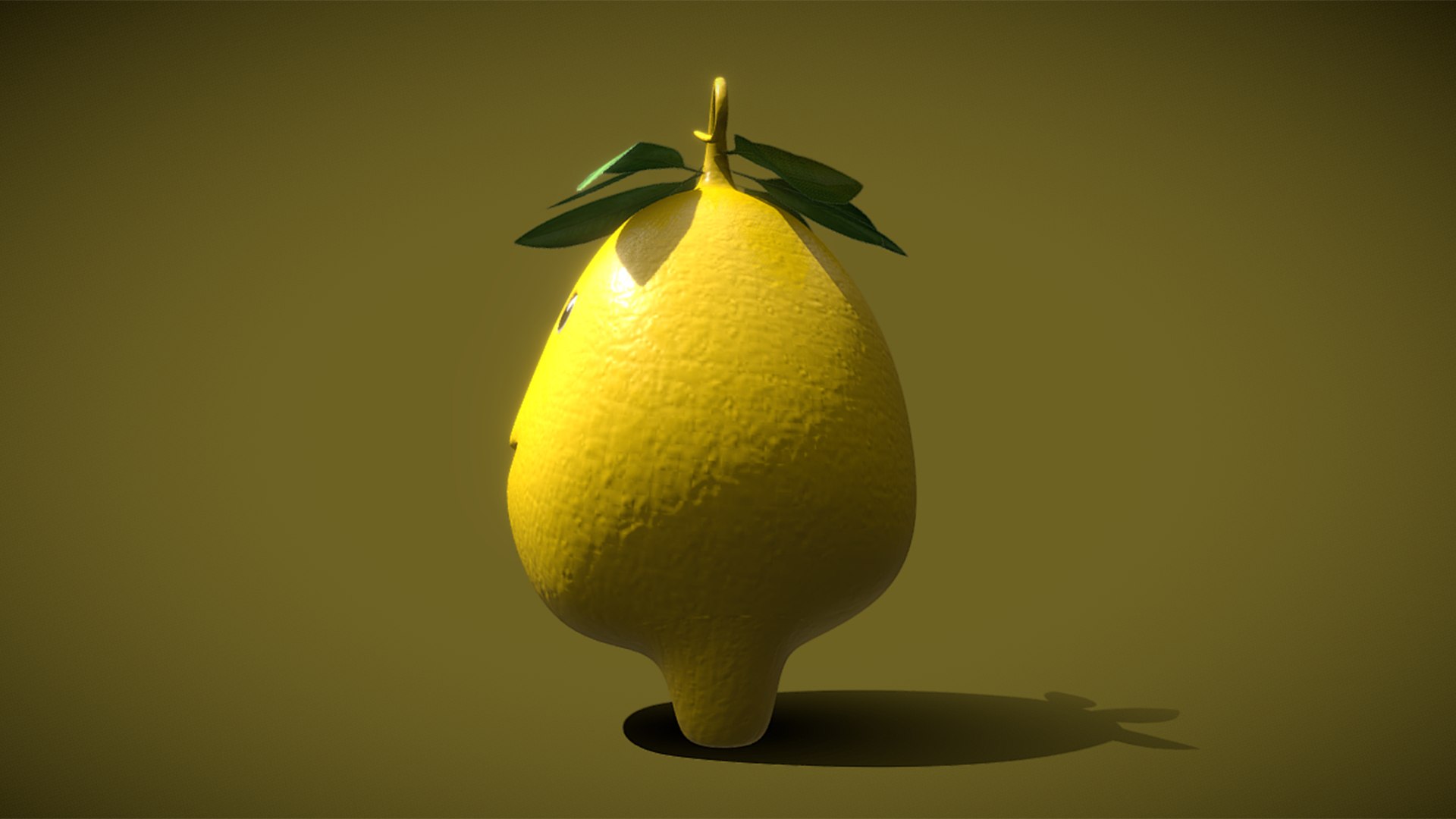 Cartoon Character - Lemon 3D - TurboSquid 2168456