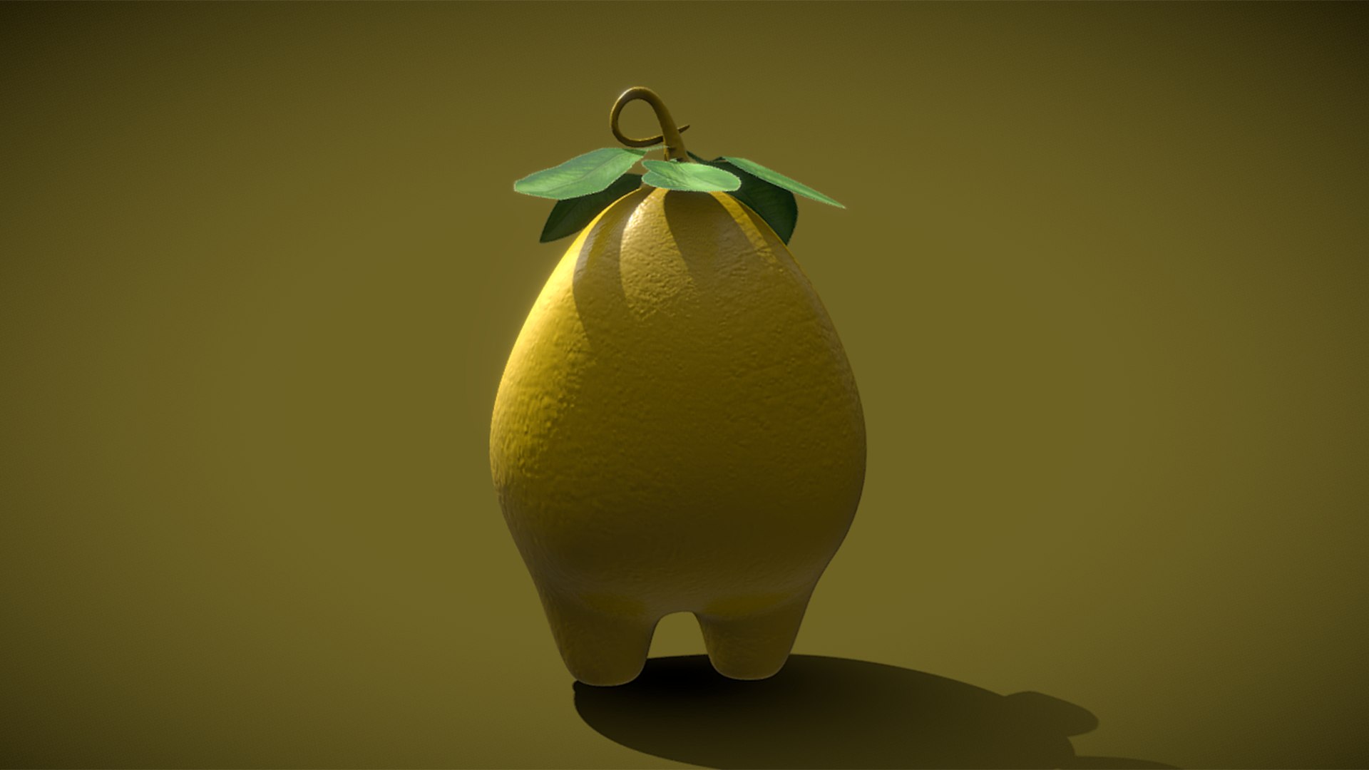 Cartoon Character - Lemon 3D - TurboSquid 2168456