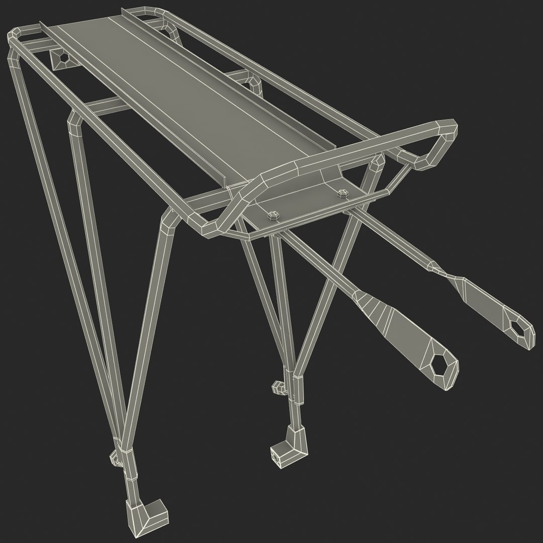 bike rear rack 2 3d max