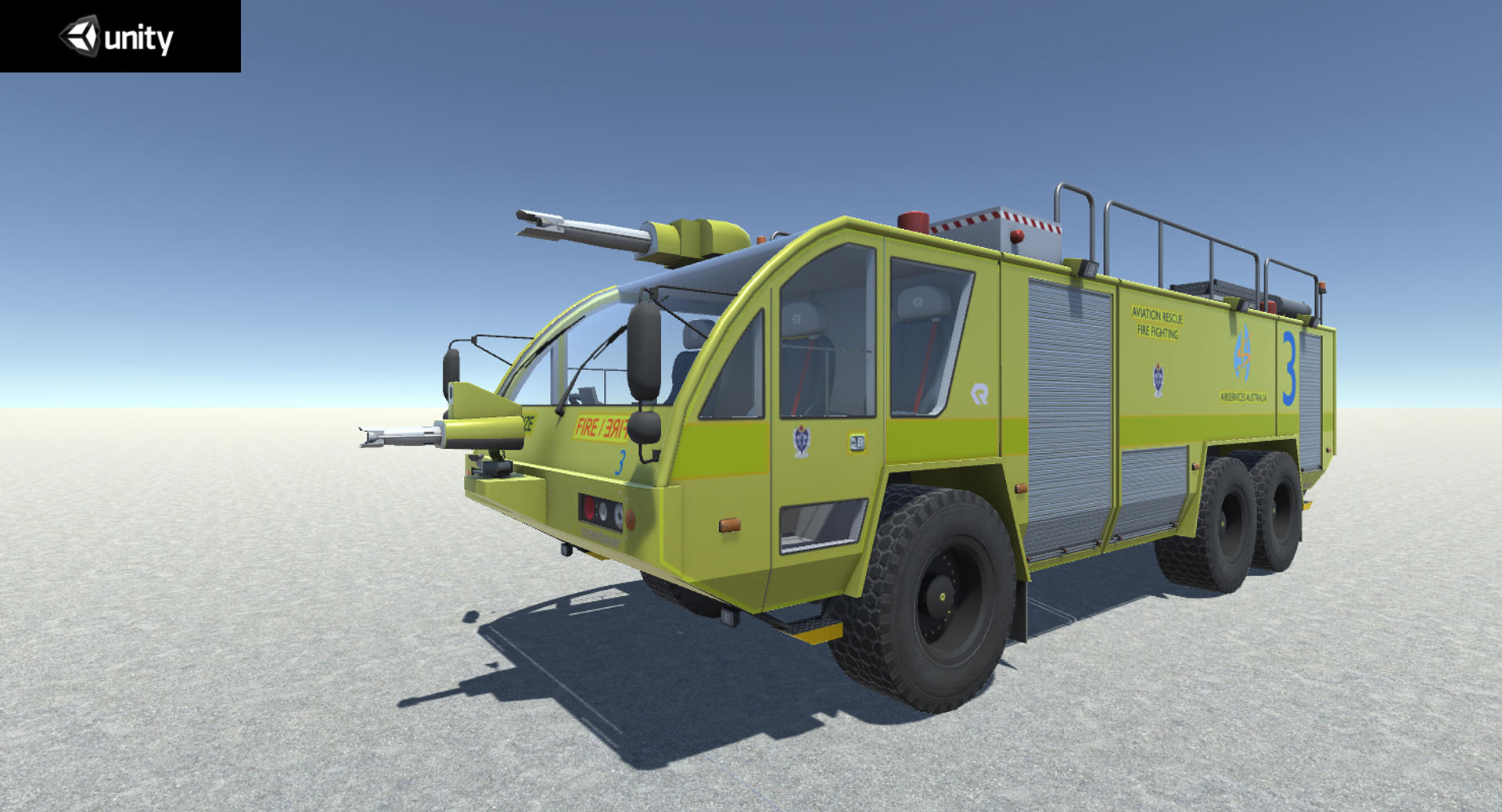 3d Model Rosenbauer Mk-8 Truck Lod