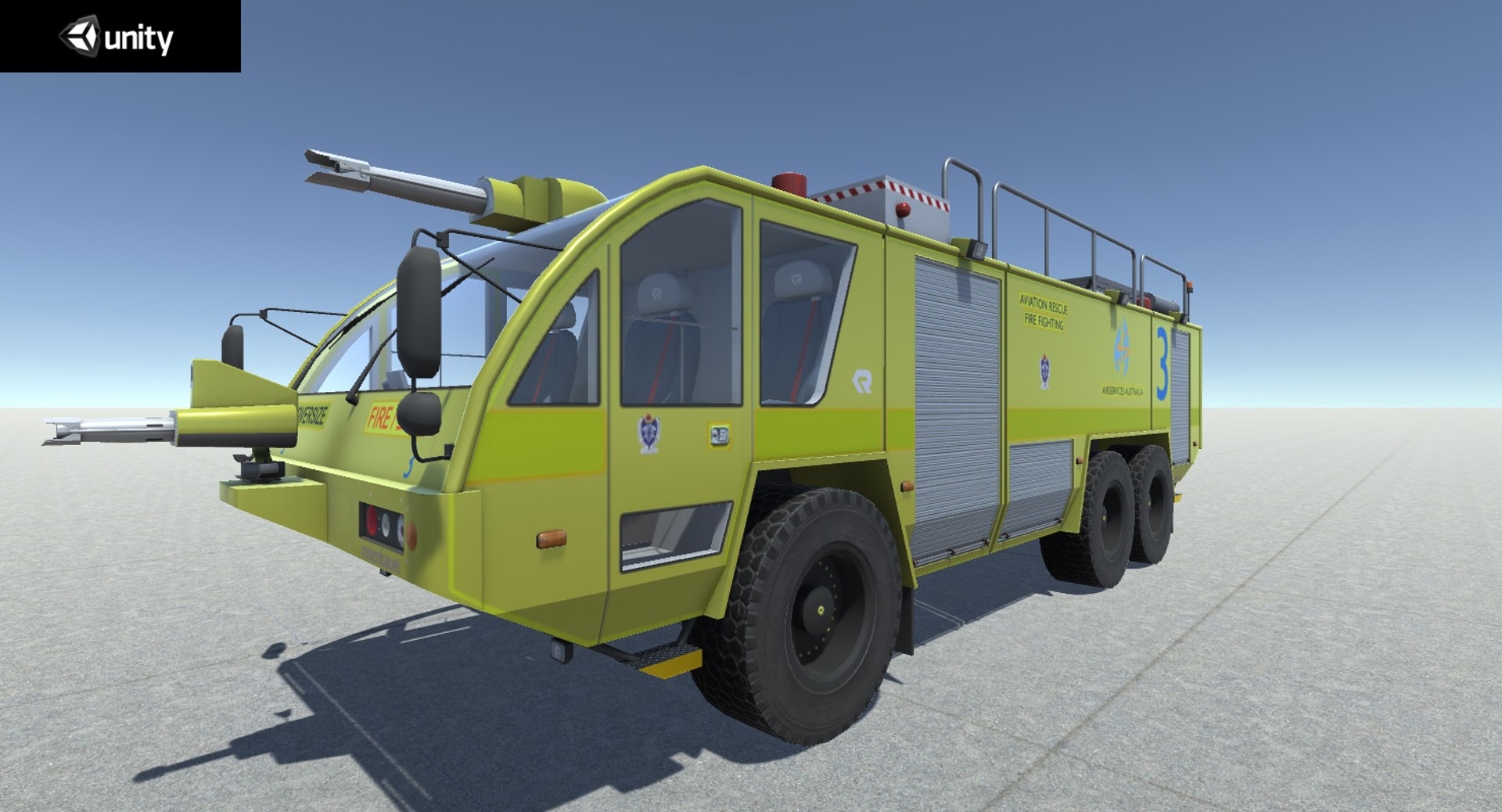 3d Model Rosenbauer Mk-8 Truck Lod