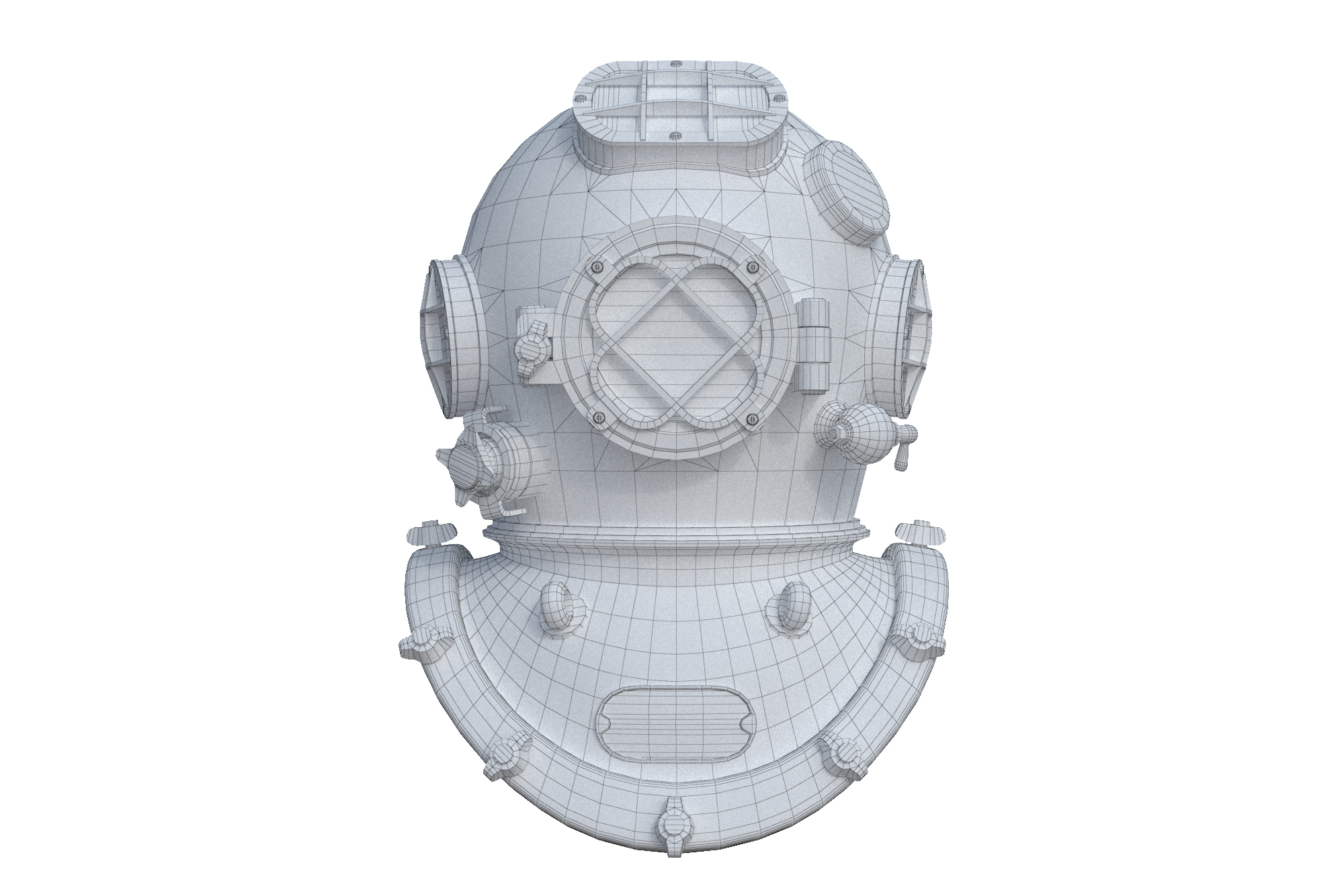 Diving helmet 3D model - TurboSquid 1311958