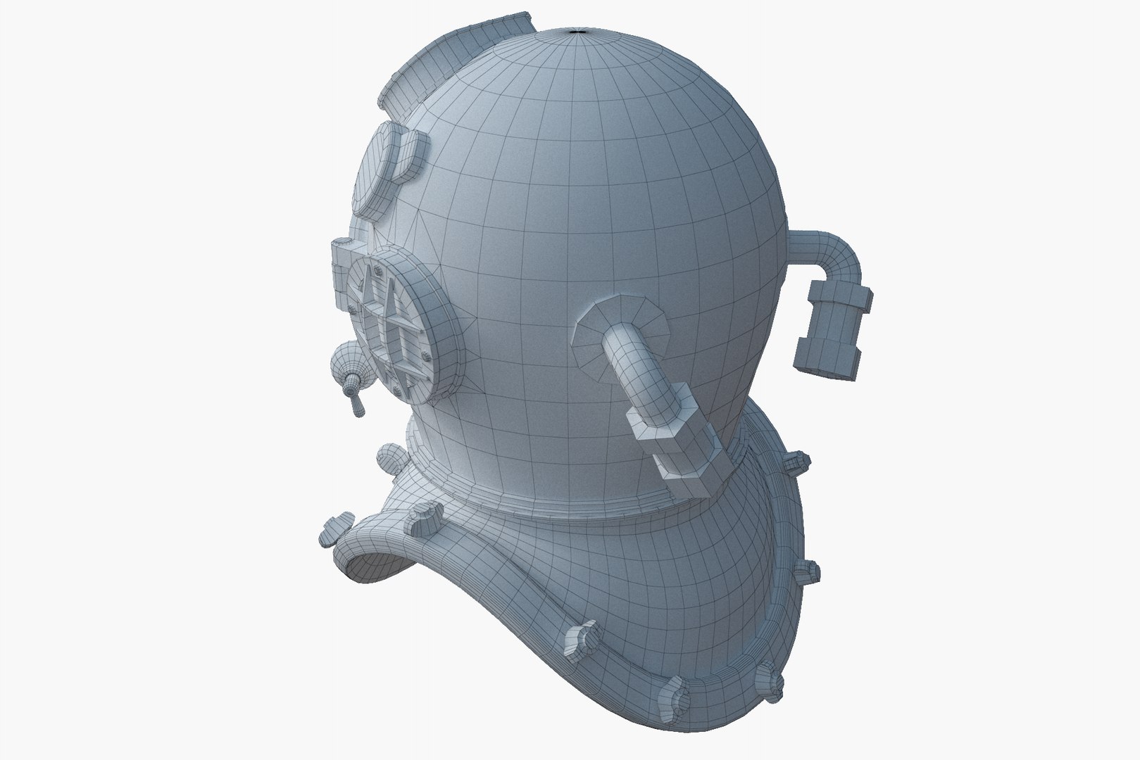 Diving Helmet 3D Model - TurboSquid 1311958