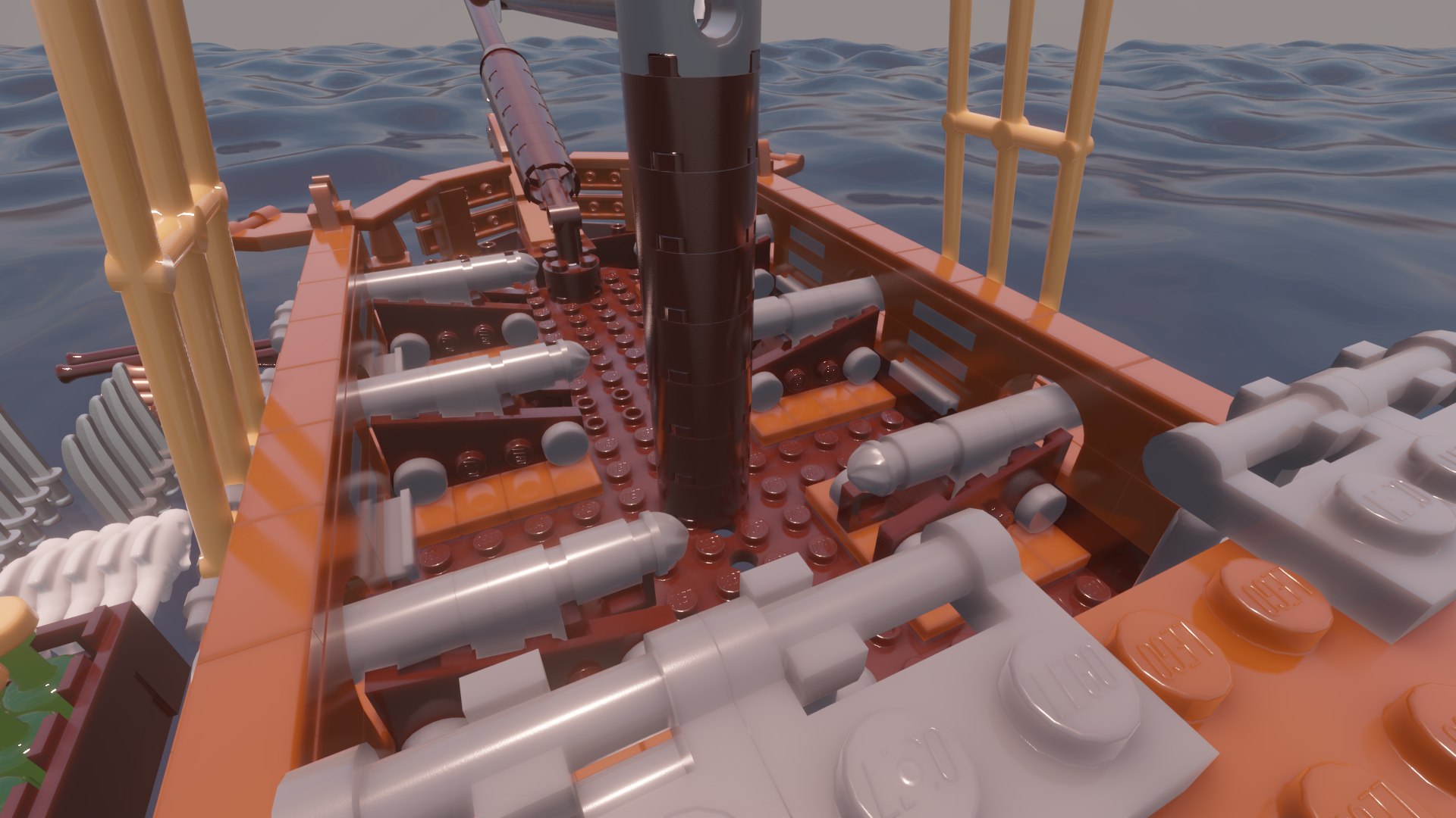 3D LEGO PIRATE SLOOP - THE OLD BIRD - Rogue Film Productions ...